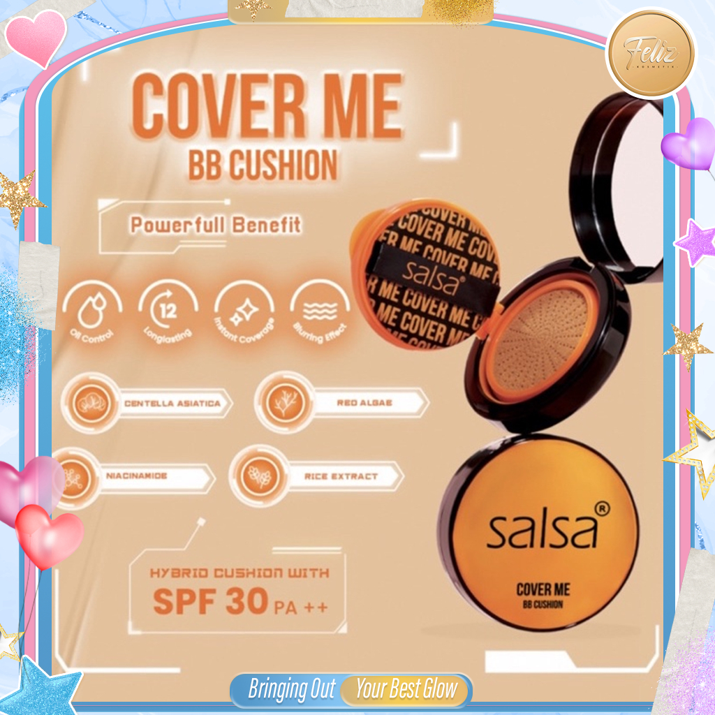Jual * FELIZ * SALSA Cover Me BB Cushion | Shopee Indonesia