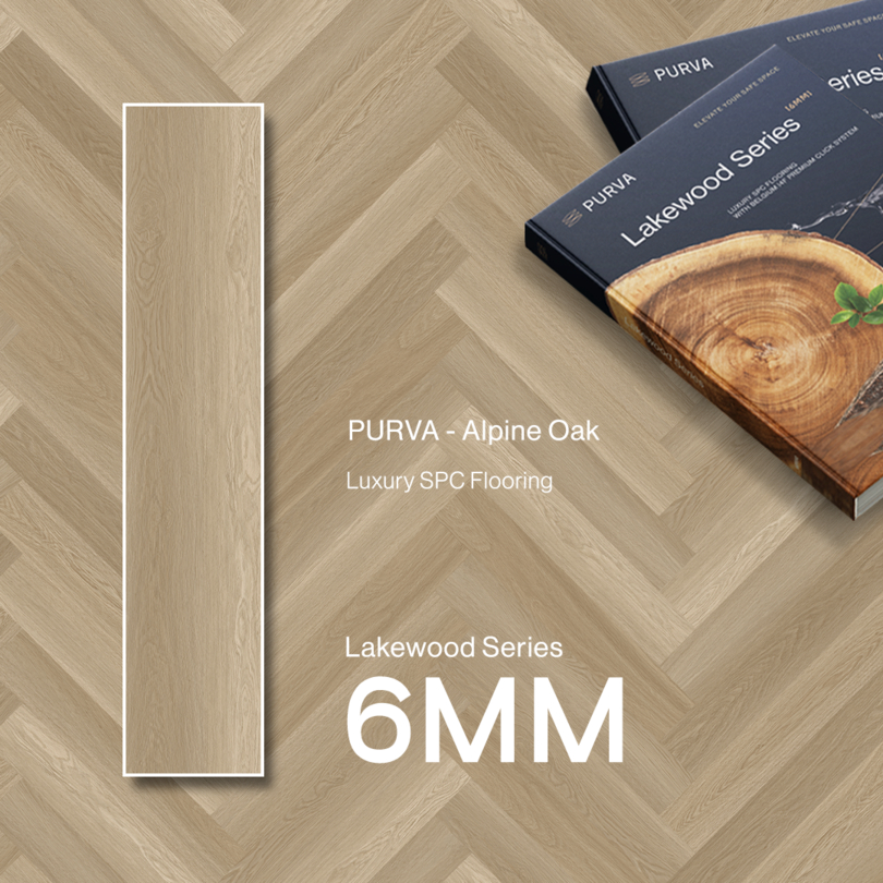 Jual Purva SPC 6 MM Lakewood Series - Alpine Oak (Luxury SPC Flooring) | Shopee Indonesia