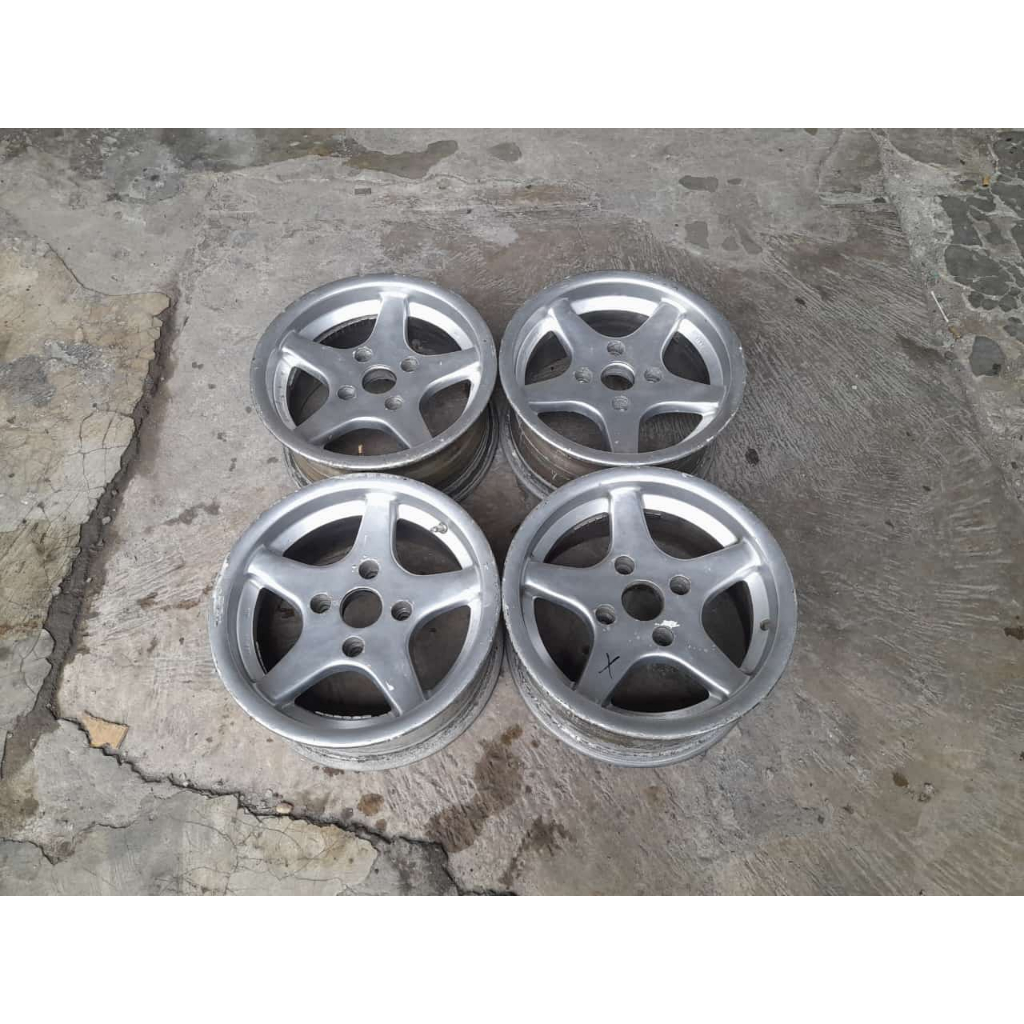 Jual VELG MOBIL RACING RING 14 LEBAR 7 PCD 4X114 ET15 KIJANG PANTHER ...
