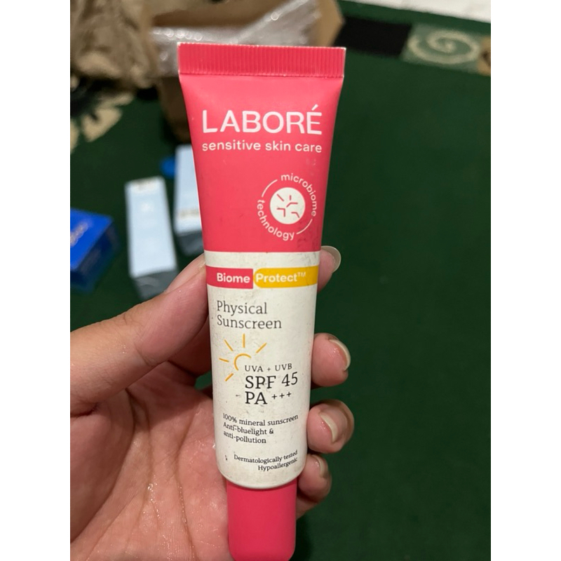 Jual Labore Physical Sunscreen SPF 50 PA++++ Full Size 30ml - Mineral ...