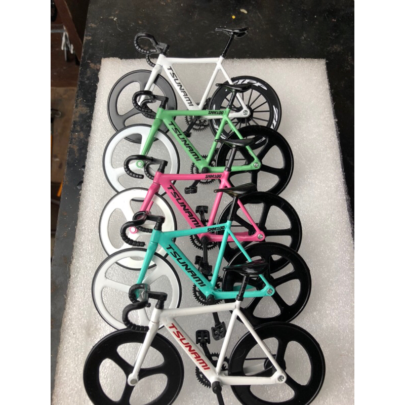 Jual miniatur fixie tsunami snm100 warna merah seuai di gambar | Shopee ...