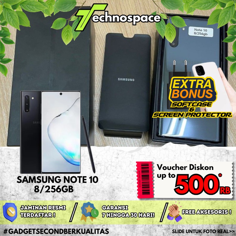 Jual Samsung Galaxy Note 10 8/256GB Second Original Resmi SEIN | Shopee Indonesia