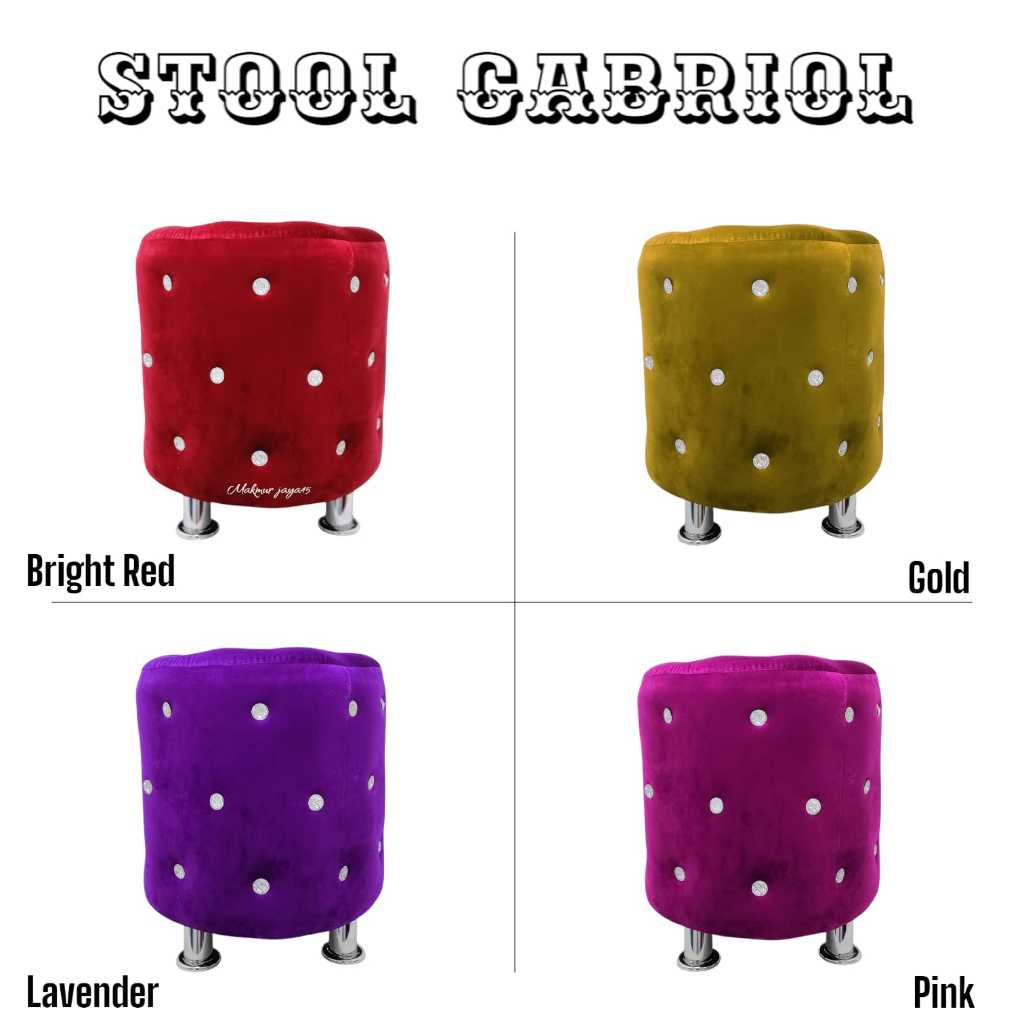 Jual STOOL CABRIOL Niiih Senggol Dong - Sofa Stool Aesthetic / Stool ...