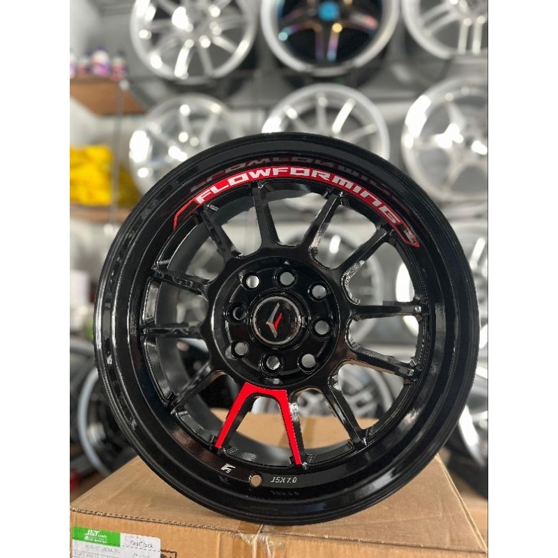 Jual velg mobil buzz limited edition r15 black glossy lebar 7 et42 kondisi baru | Shopee Indonesia