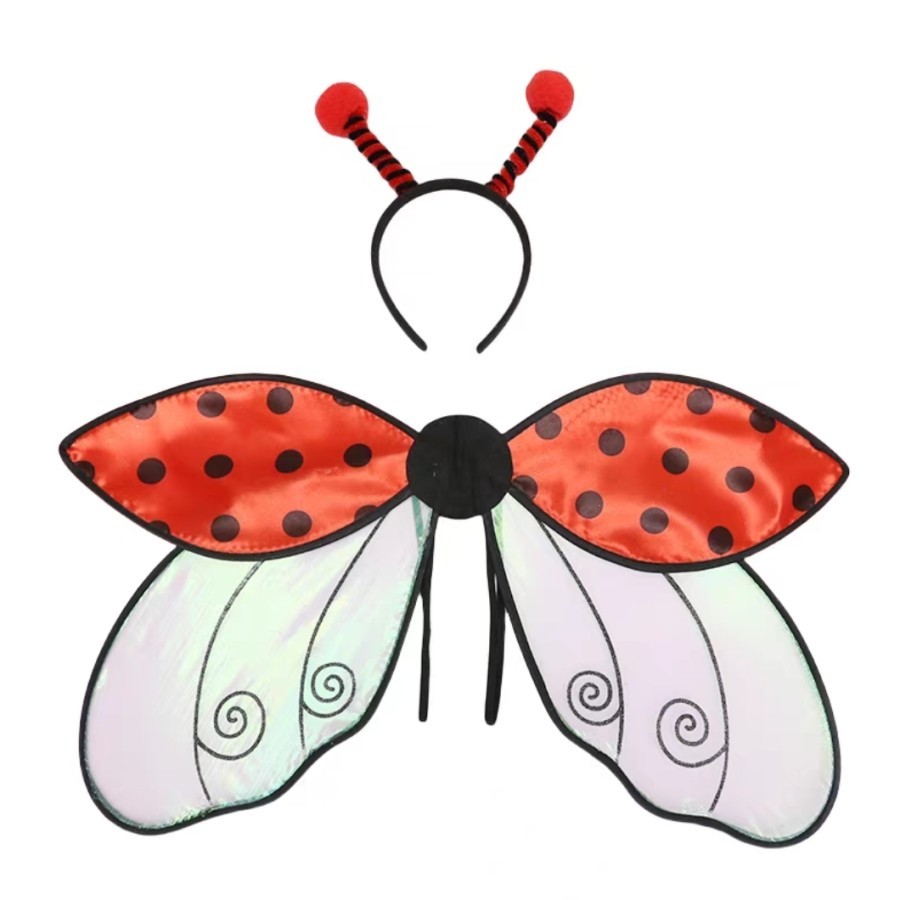 Jual Ladybug Wing New Model Lady Bird Costume Halloween kostum anak ...