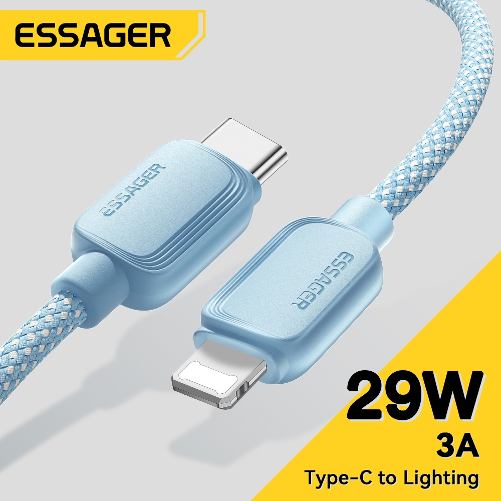 Jual Essager Kabel Data Cable C to L Fast Charging PD 29W Charger Untuk ...