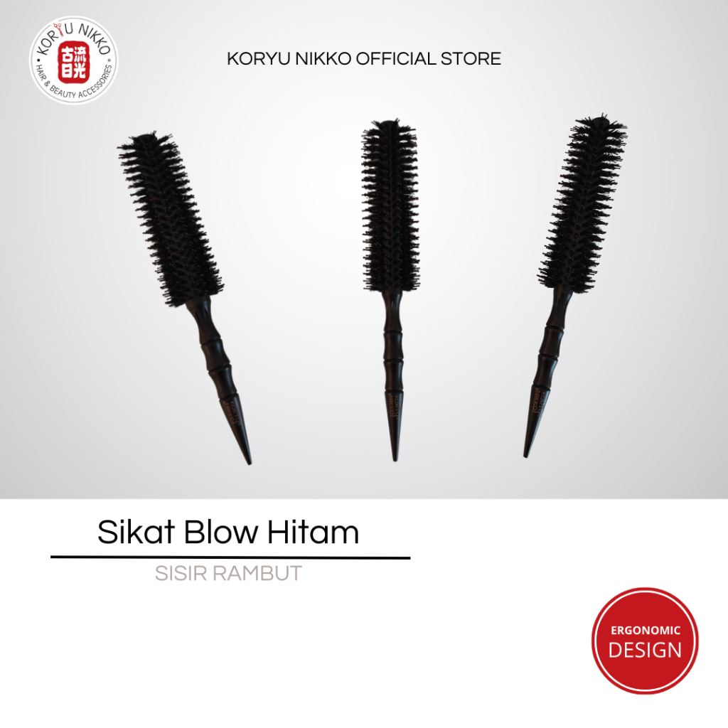 Jual Koryu Nikko - Sisir Blow Hitam Panjang | Shopee Indonesia
