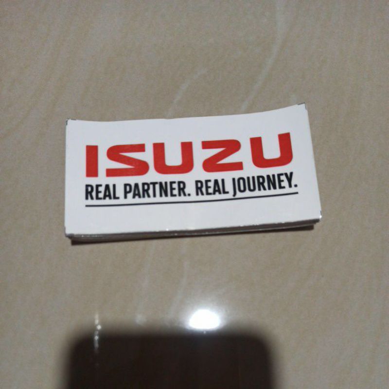 Jual Stiker Kaca Belakang Isuzu Real Partner Real Journey | Shopee ...