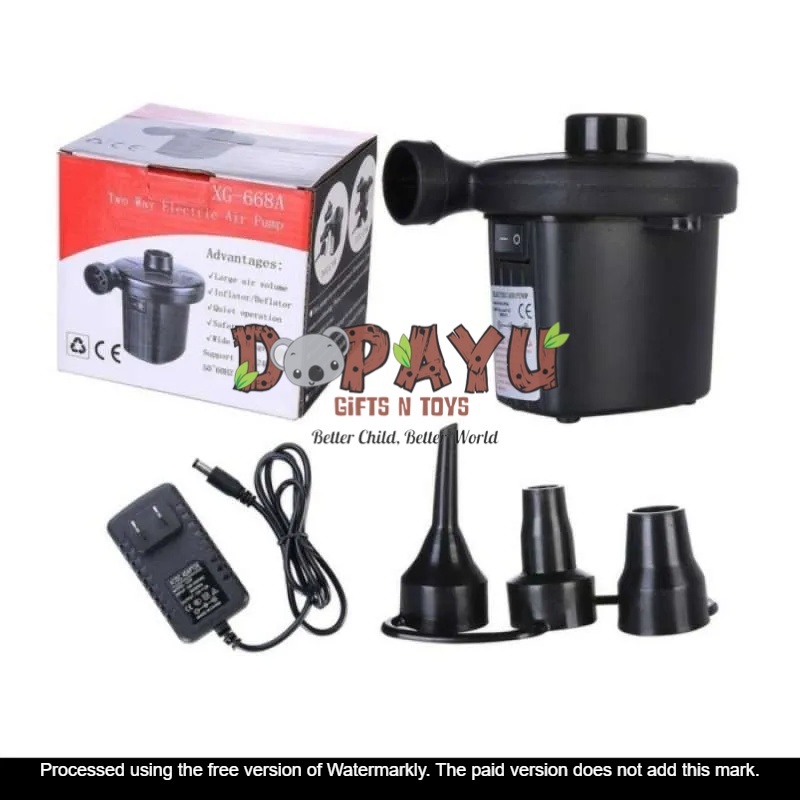 Jual POMPA ELEKTRIK - ELECTRIC PUMP XG-668A bisa untuk kolam kasur angin | Shopee Indonesia