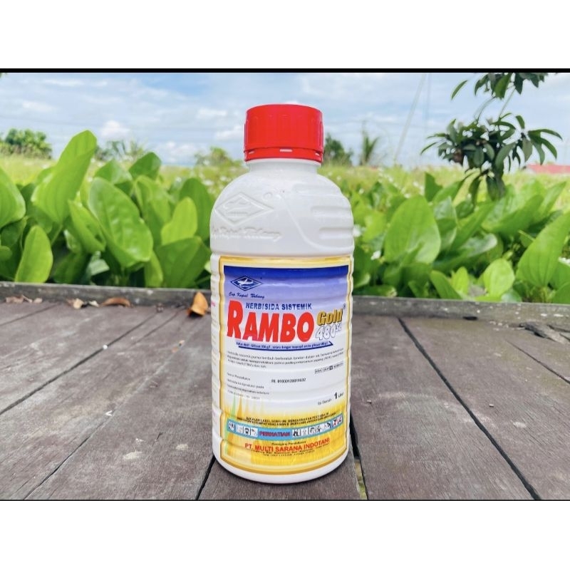 Jual herbisida Rambo Gold 480sl 1 liter obat kuning obat pembasmi ...