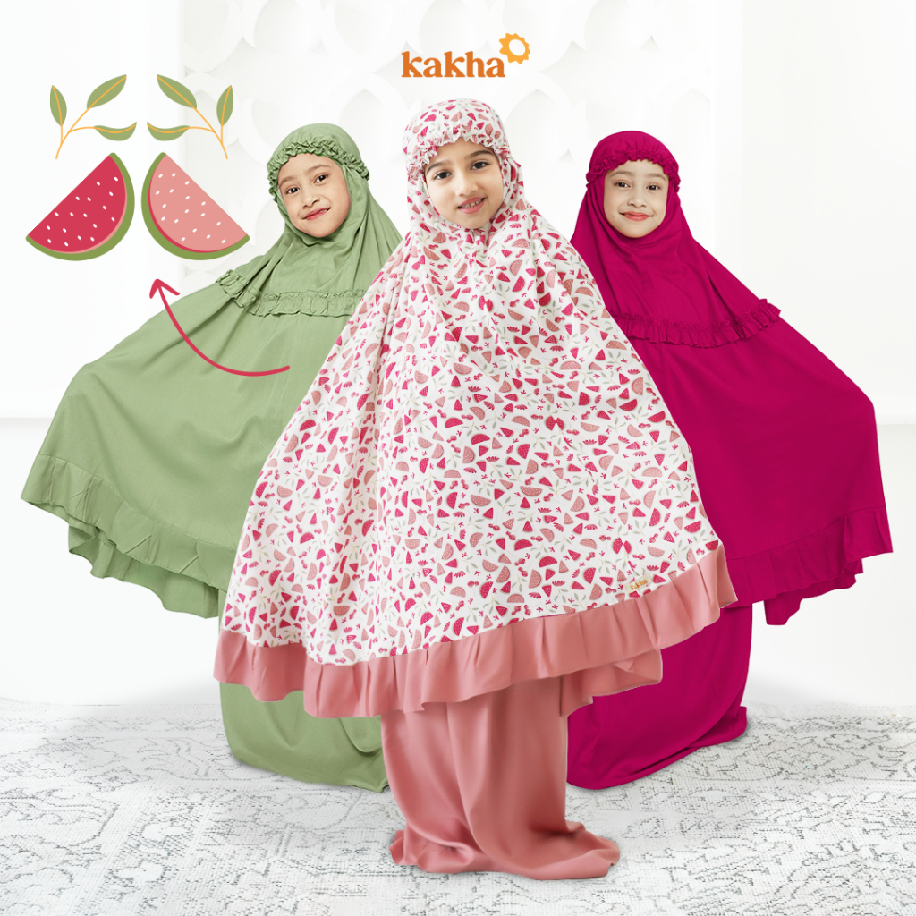 Jual Kakha - Mukena Anak Aqsa Series (1-9 Tahun) / Mukena Couple Ibu ...