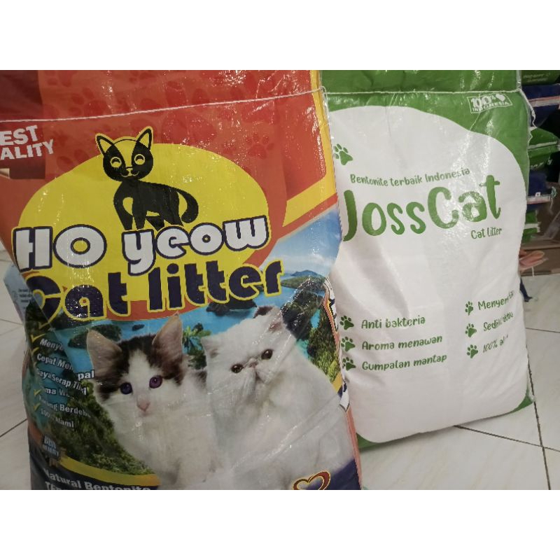Jual Grab Gojek Pasir kucing wangi gumpal ho yeow Joss 25 liter ...