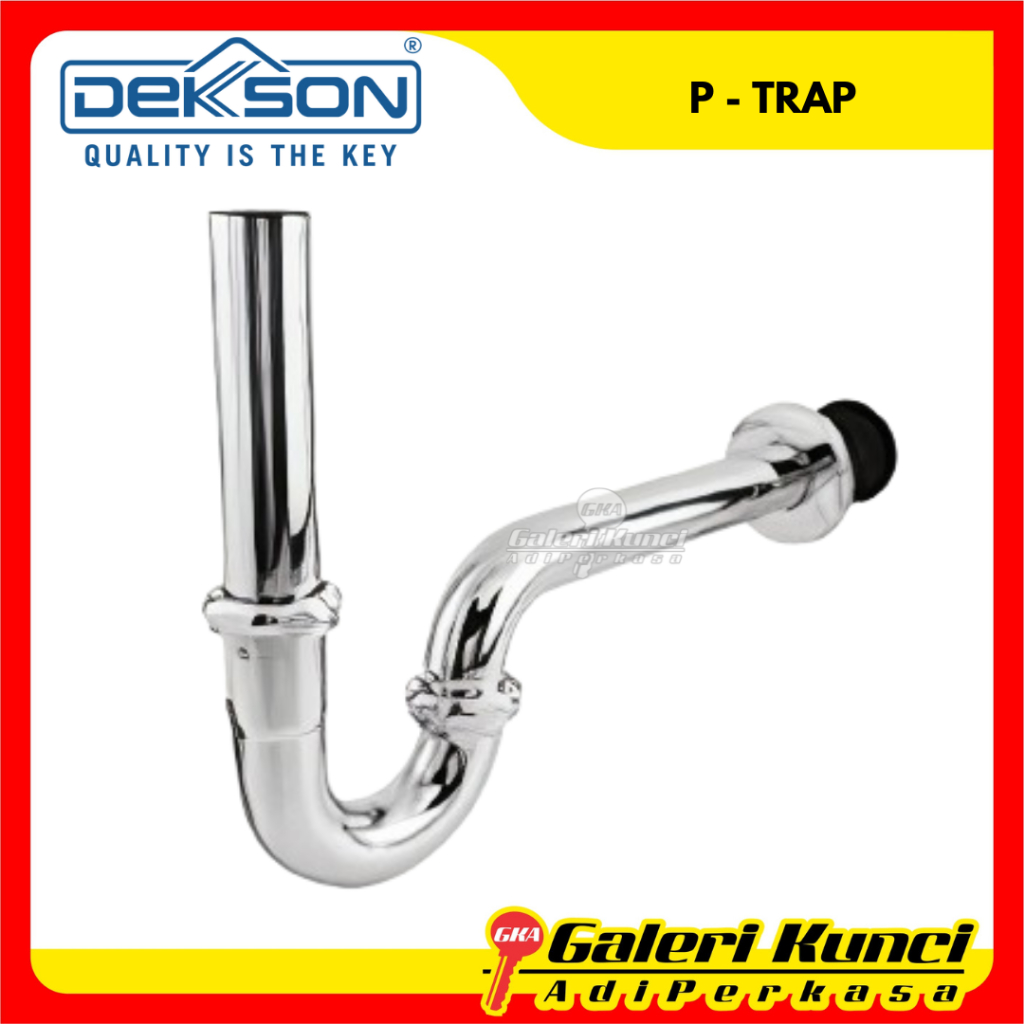Jual P-TRAP DEKKSON PT 8001 CP Leher Angsa Sifon Pembuangan Air Afur ...