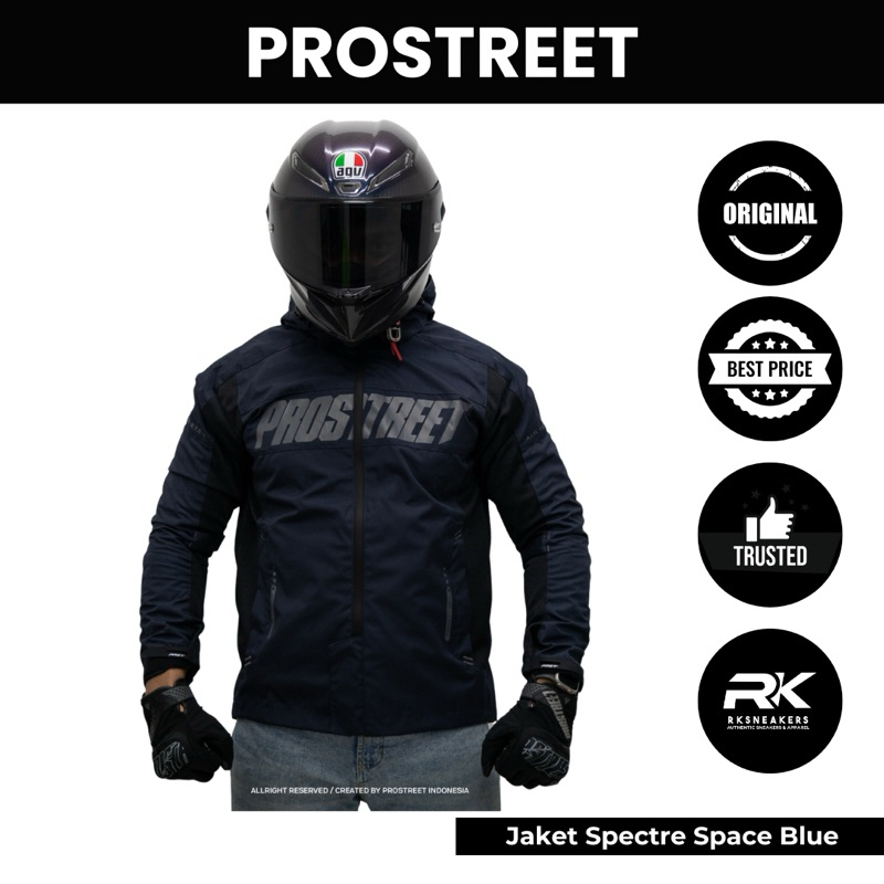 Jual Jaket Prostreet Spectre Space Blue Authentic 100% (Non Protector ...