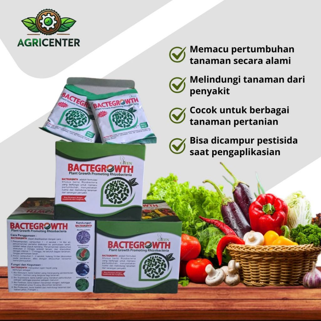 Jual Pupuk Hayati BACTEGROWTH (100g) - Plant Growth Promoting ...