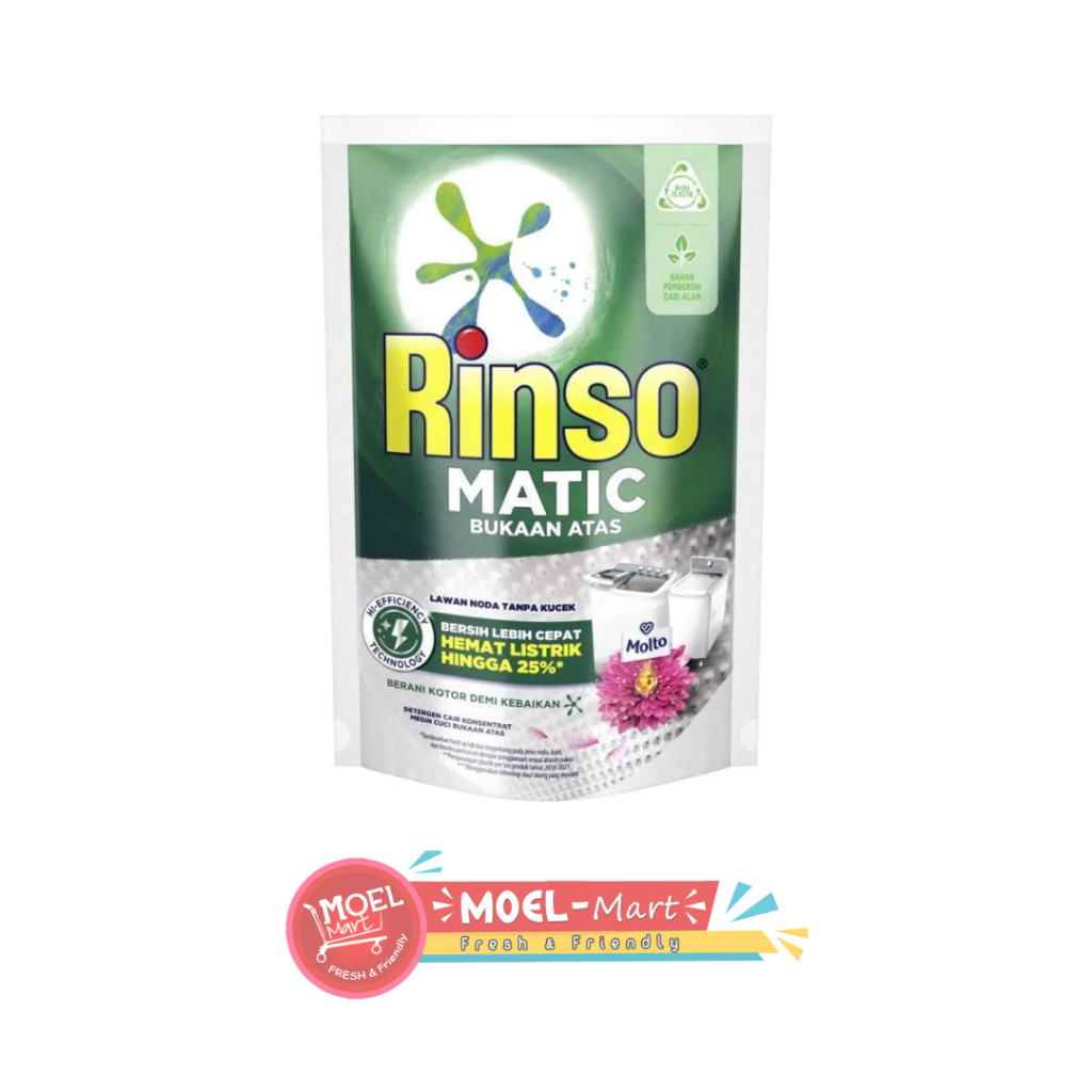 Jual RINSO LIQ MATIC TOP LOAD 700ML | Shopee Indonesia
