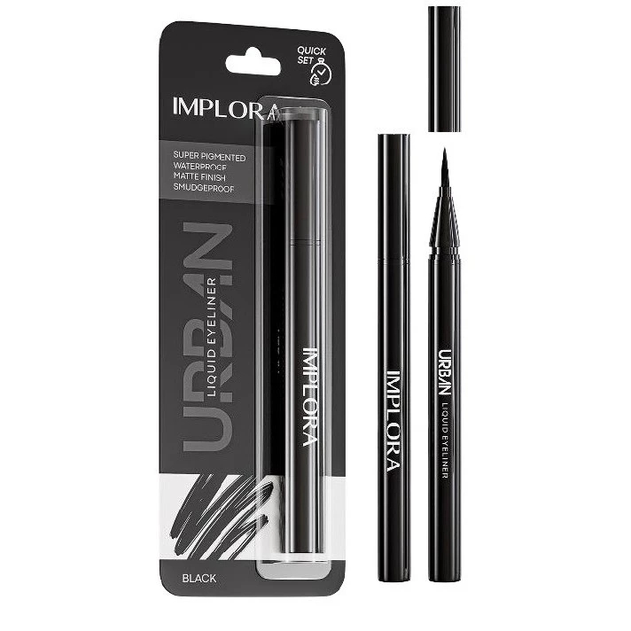 Jual Implora Urban Liquid Eyeliner Black | Shopee Indonesia