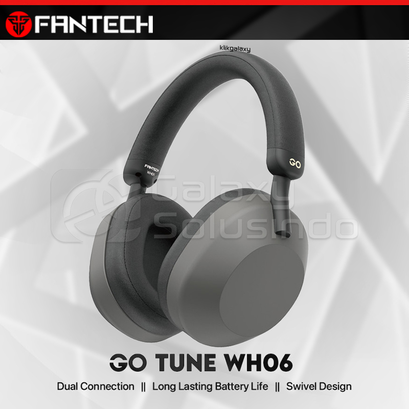 Jual Fantech GO WH06 Wireless Bluetooth Headphone - Black | Shopee ...