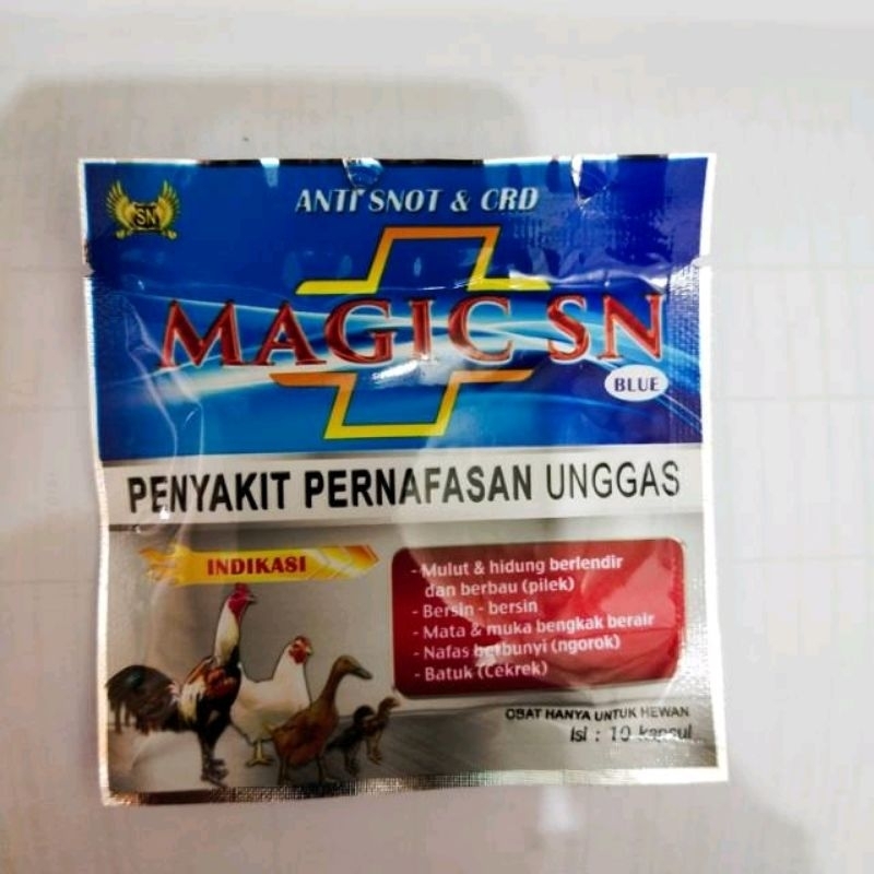 Jual MAGIC SN BIRU SACHET SASANA NGAPAK OBAT SNOT CDR PERNAPASAN AYAM ...