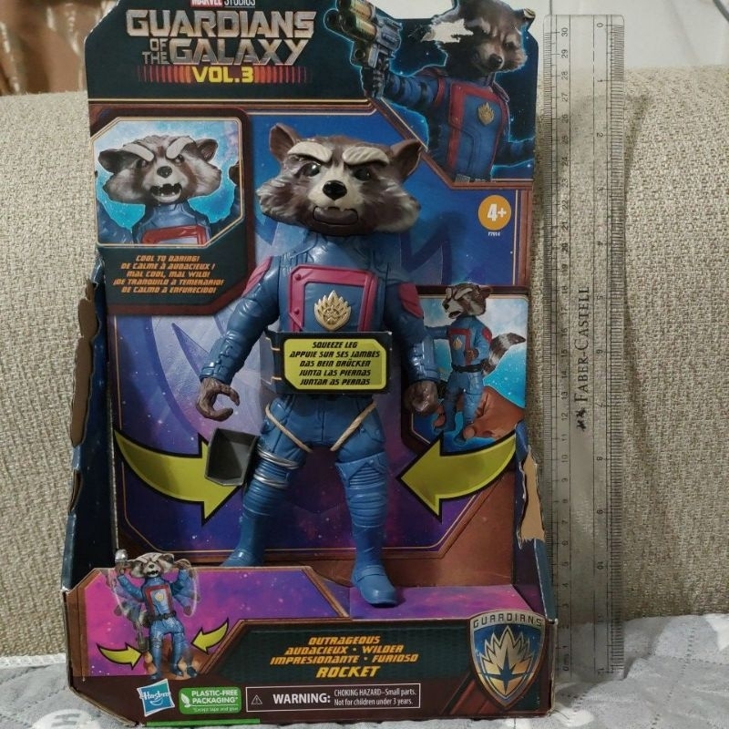 Jual Guardians of the Galaxy Vol.3 Rocket Raccoon Action Figure 20cm ...