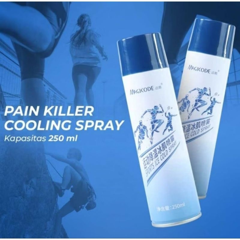 Jual MAGICODE Semprotan Pereda Nyeri Pain Killer Cooling Spray Sports ...