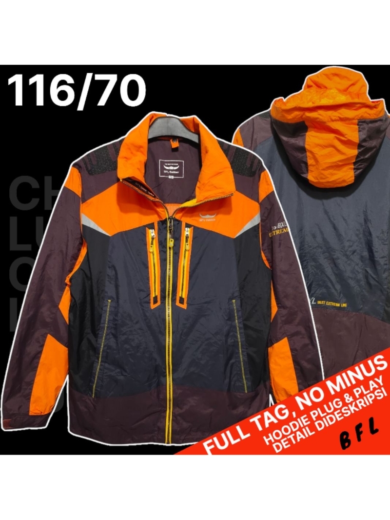 Jual Jaket BFL/Luaran Outdoor BFL/Outdoor 5 Warna BFL - Thrift/Bekas/Preloved | Shopee Indonesia