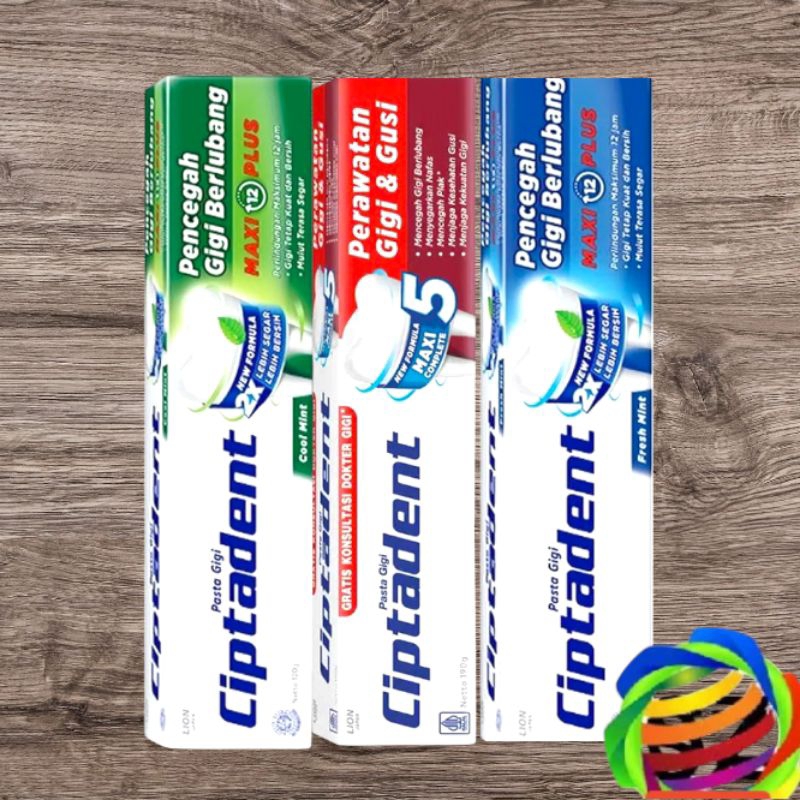 Jual Ciptadent 190gr Maxi Plus Fresh Mint | Cool Mint | Maxi Complete ...