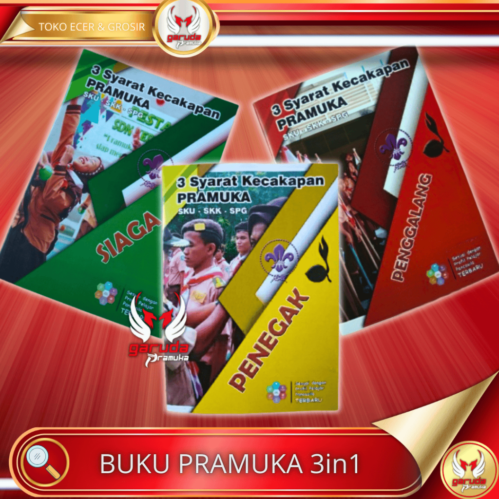 Jual Buku sku skk spg 3 in 1 pramuka SIAGA PENGGALANG PENEGAK PANDEGA | Shopee Indonesia