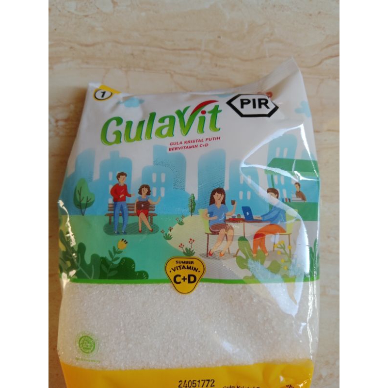 Jual GulaVit Gula Kristal Putih Kemasan 1 Kg | Shopee Indonesia