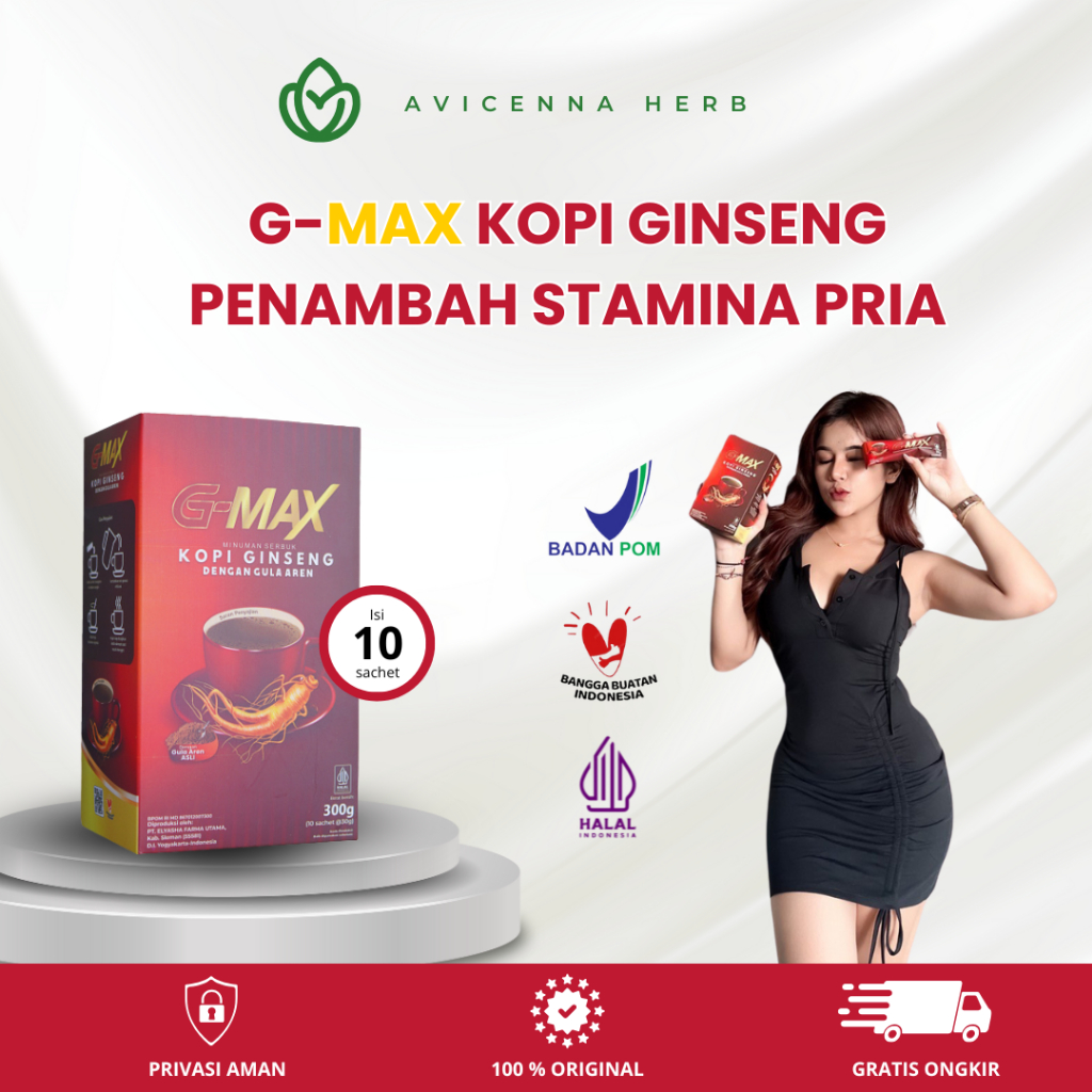 Jual KOPI G MAX ASLI KOPI GINSENG STAMINA PRIA TAHAN LAMA AMAN ( 100% BPOM & HALAL MUI ...