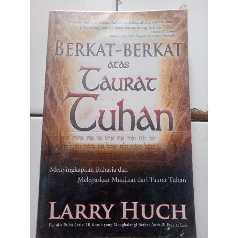 Jual BERKAT -BERKAT atas Taurat Tuhan LARRY HUCH original | Shopee Indonesia