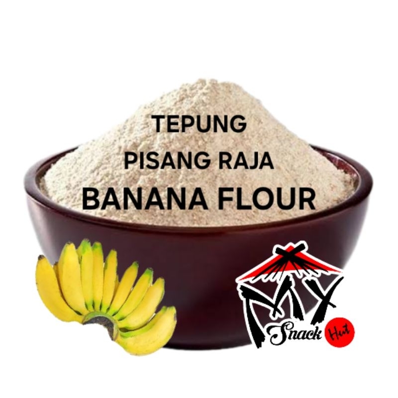 Jual TEPUNG PISANG 100GR PURE ORGANIC BANANA RAJA HALUS KUE ROTI CAKE ...