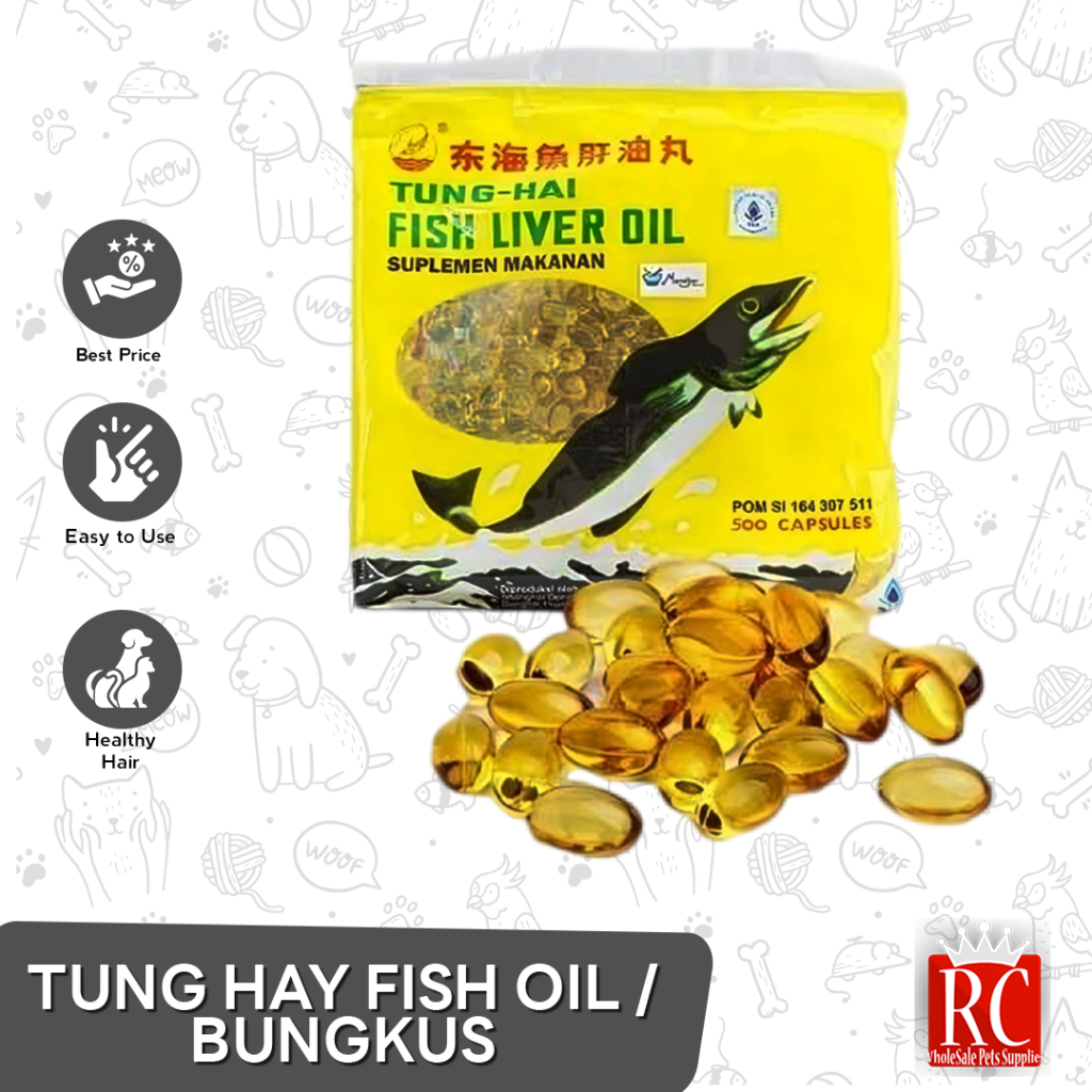 Jual Minyak Ikan / Fish Oil Tung Hay Per Pack (500 butir) | Shopee ...