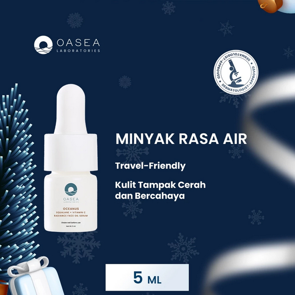 Jual EXP 07.2025 Oasea Oceanus Squalane + Vitamin C Radiance Face Oil ...