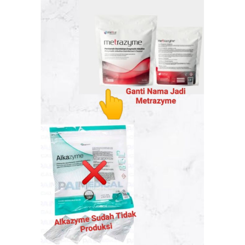 Jual ALKAZYME SACHET 25 X 25 PCS Ganti Nama Jadi METRAZYME SACHET 25 X ...