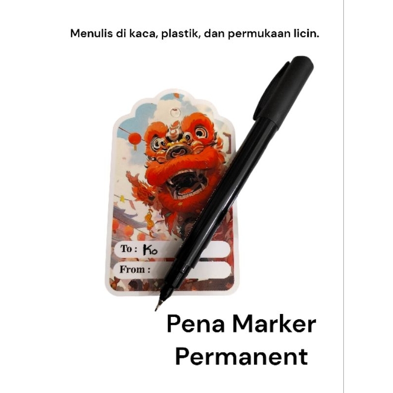 Jual Pena Marker Permanent / Menulis di Kaca, Plastik, dan Kertas ...