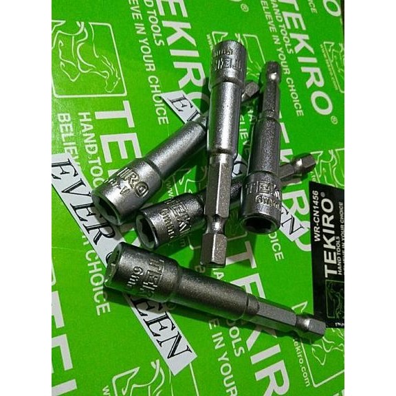 Jual TEKIRO 5 pcs magnetic hex nut 8 x 65 mm kunci mata roofing ada magnet (eceran) | Shopee ...