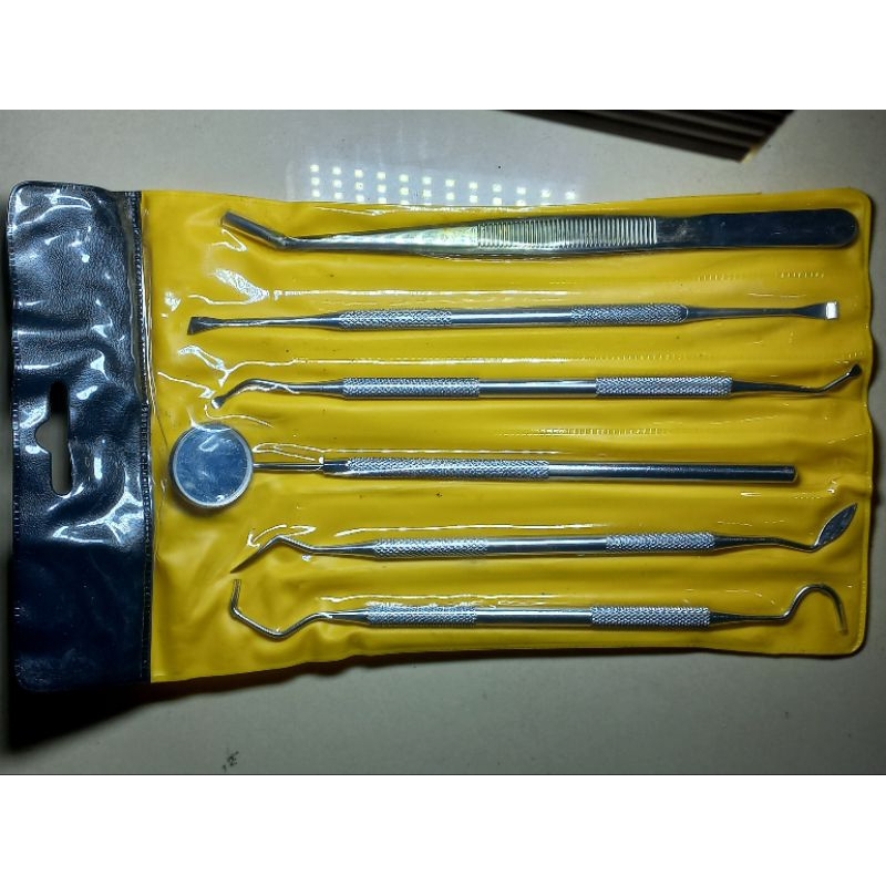 Jual ALAT DENTAL DOKTER GIGI INSTRUMENT KIT STAINLESS | Shopee Indonesia