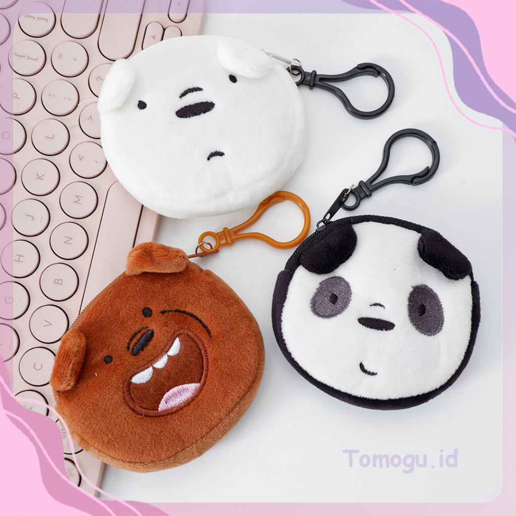 Jual Dompet Koin Plushy We Bare Bear Mini V2 Grizzly Panda Pouch Wbb ...
