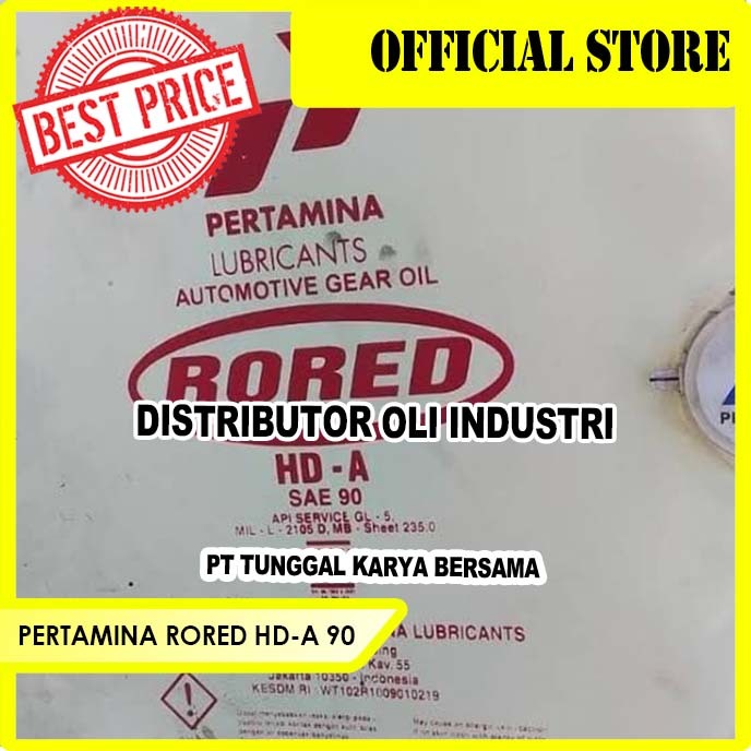 Jual PERTAMINA RORED HD-A 90 - KEMASAN DRUM 208 LITER | Shopee Indonesia