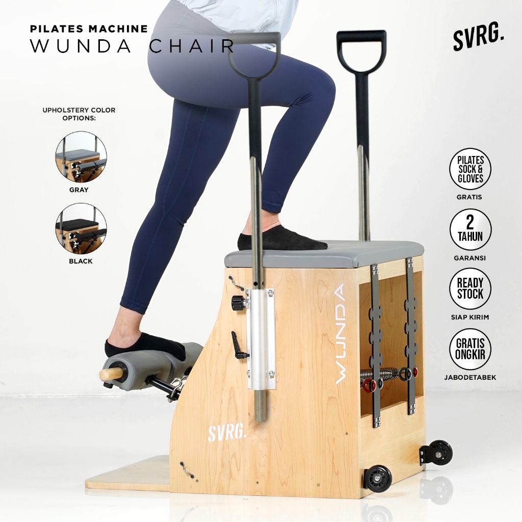 Jual SVRG Wunda Chair Pilates Reformer - Alat Gym - Alat Olahraga ...