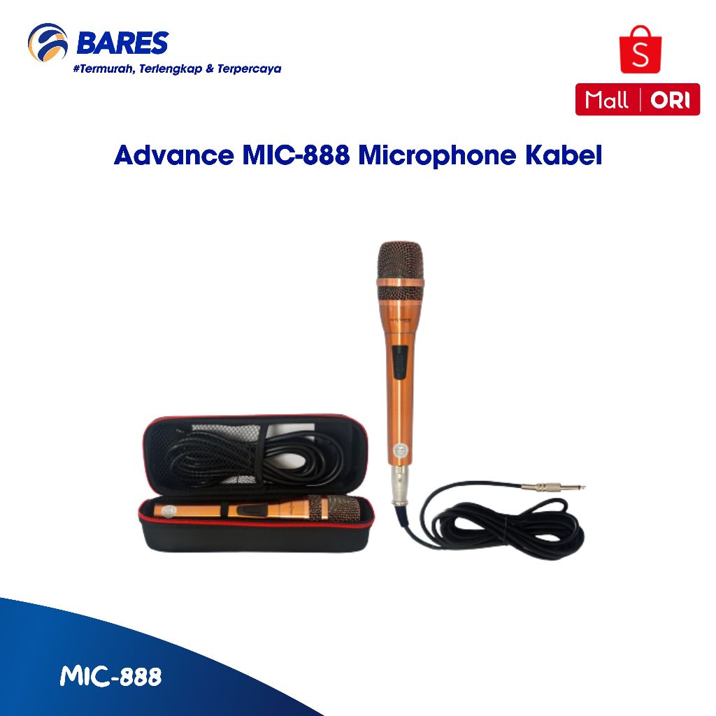 Jual Advance MIC-888 Microphone Kabel | Shopee Indonesia
