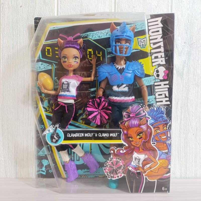 Jual Monster High Winning Werewolves Doll Clawdeen Wolf And Clawd Wolf