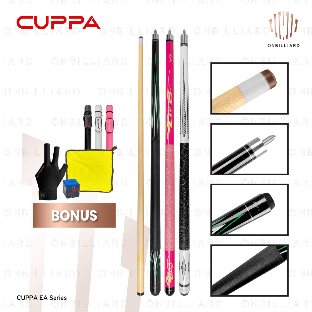 Jual Cuppa Pink EA Cue Stick Play Billiard Stik Biliar 12.5mm Girl ...