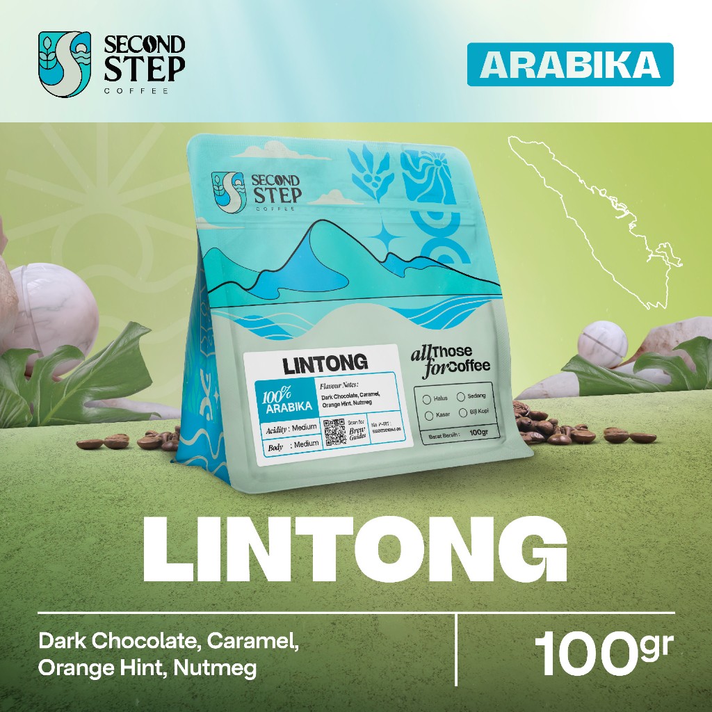 Jual Kopi Arabika Lintong Sumatra Arabica Coffee Roast Beans 100gr Biji ...