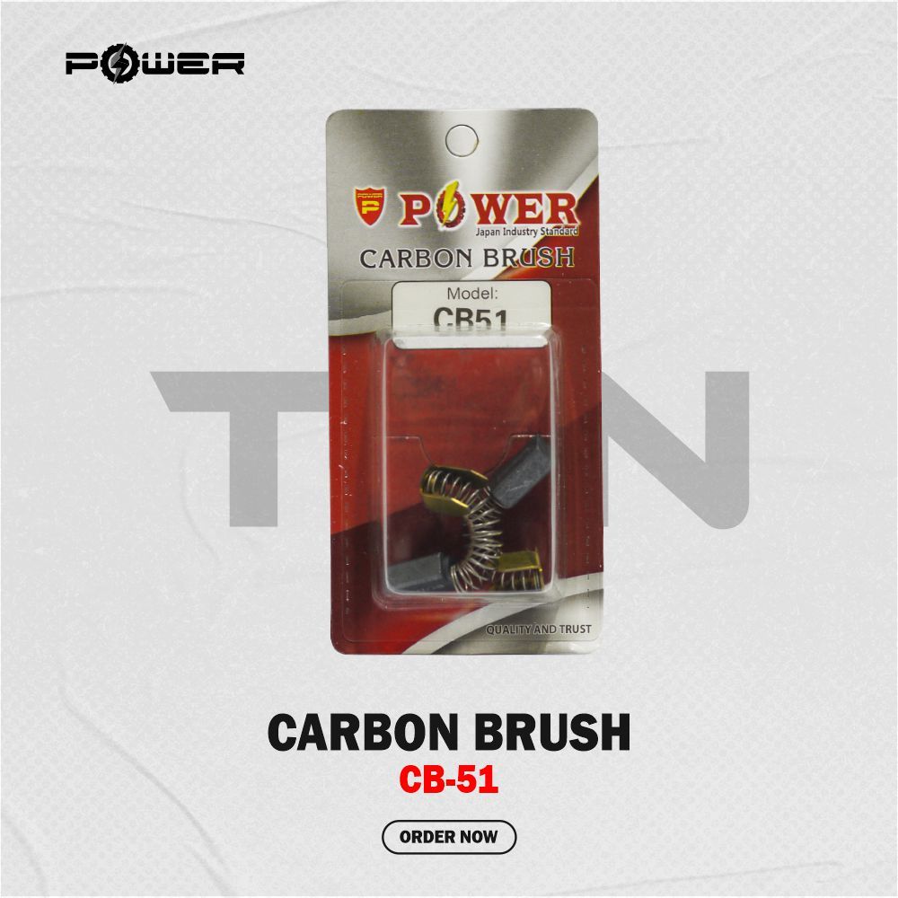 Jual POWER CARBON BRUSH CB51 ( -ARANG -SPUL/BOSTEL ) | Shopee Indonesia