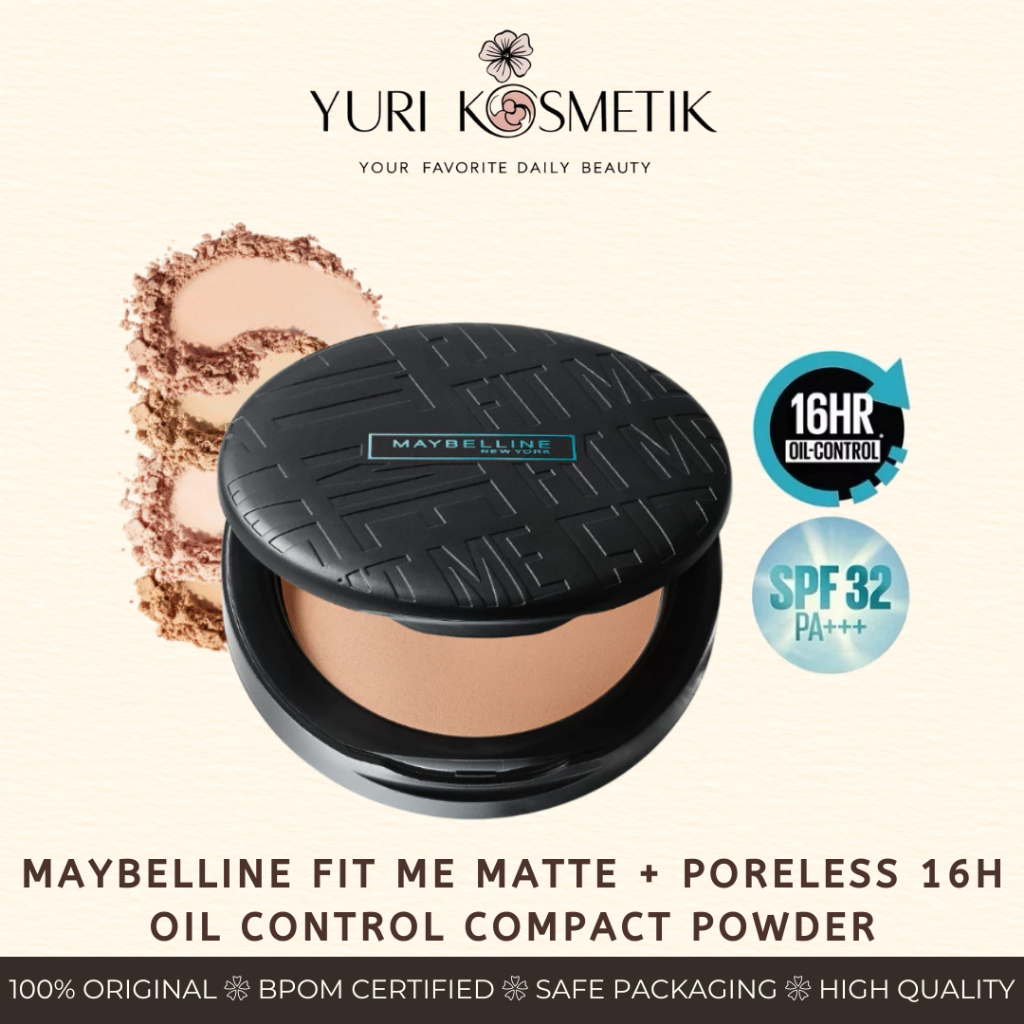 Jual Maybelline Fit Me Compact Matte + Poreless 16-Hour Oil Control ...