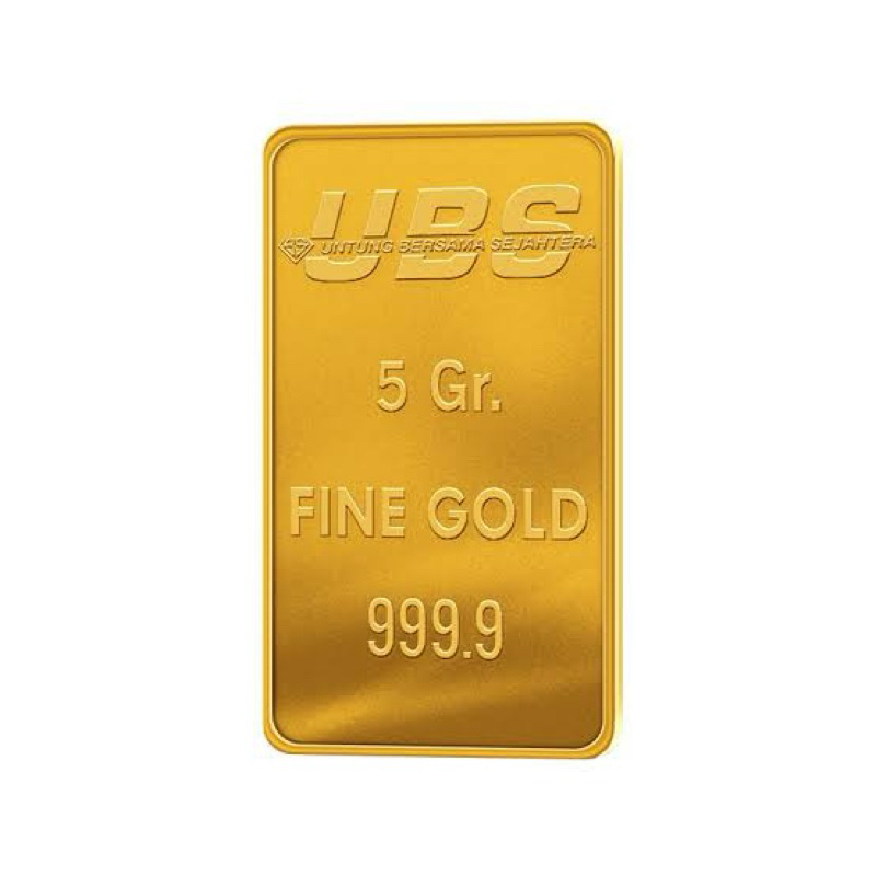 Jual Logam mulia emas UBS 5 GR/gram retro/model klasik SNI ...