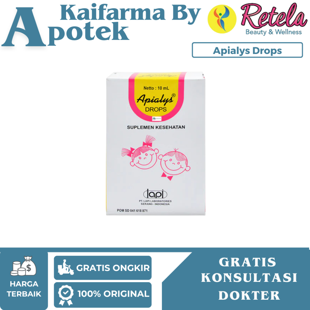 Jual Apialys Drops 10 Ml /Vitamin Anak | Shopee Indonesia