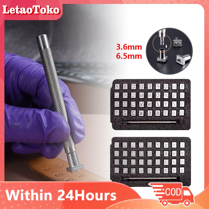 Jual Ketuk alat untuk cetakan kulit alfanumerik，Leather 26 alphabet ...